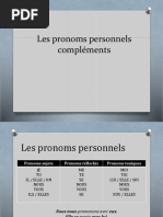 Les Pronoms Compléments (A2) | PDF | Pronom | Complément d'objet