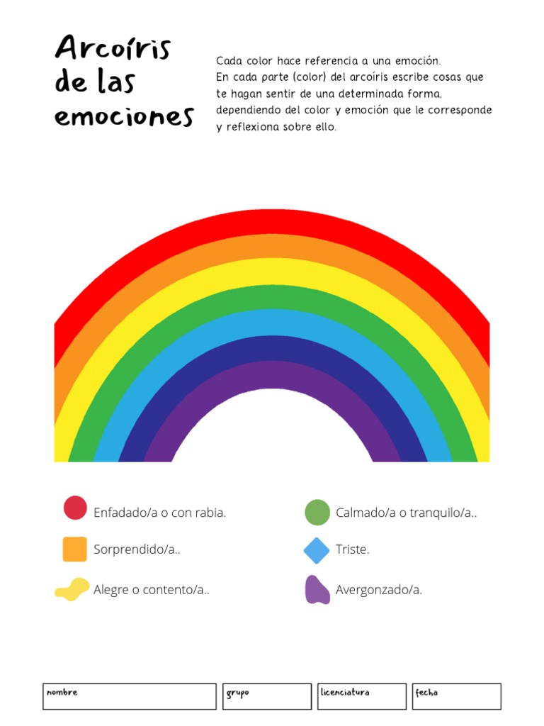 Arcoiris de Las Emociones | PDF