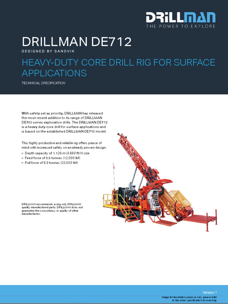 Especificaciones Tecnicas DE712 | PDF | Manufactured Goods | Tools