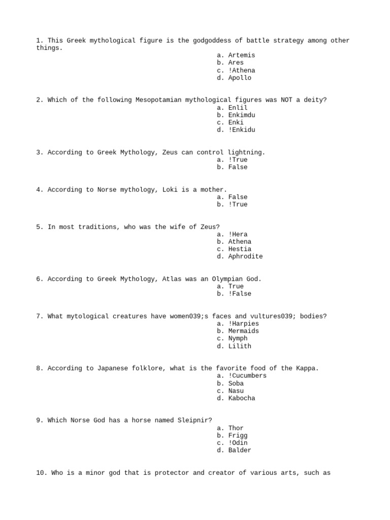 Engl315 Quiz 1 Download Free Pdf Norse Mythology Deities 5556