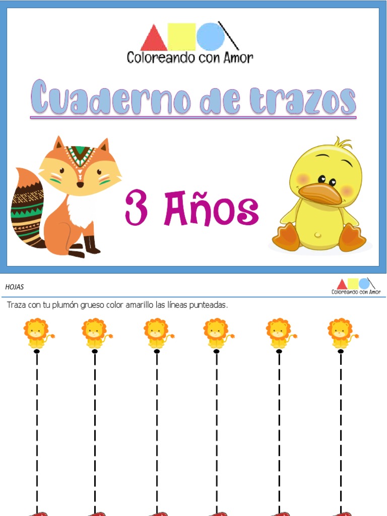 Trazos 3 Años | PDF