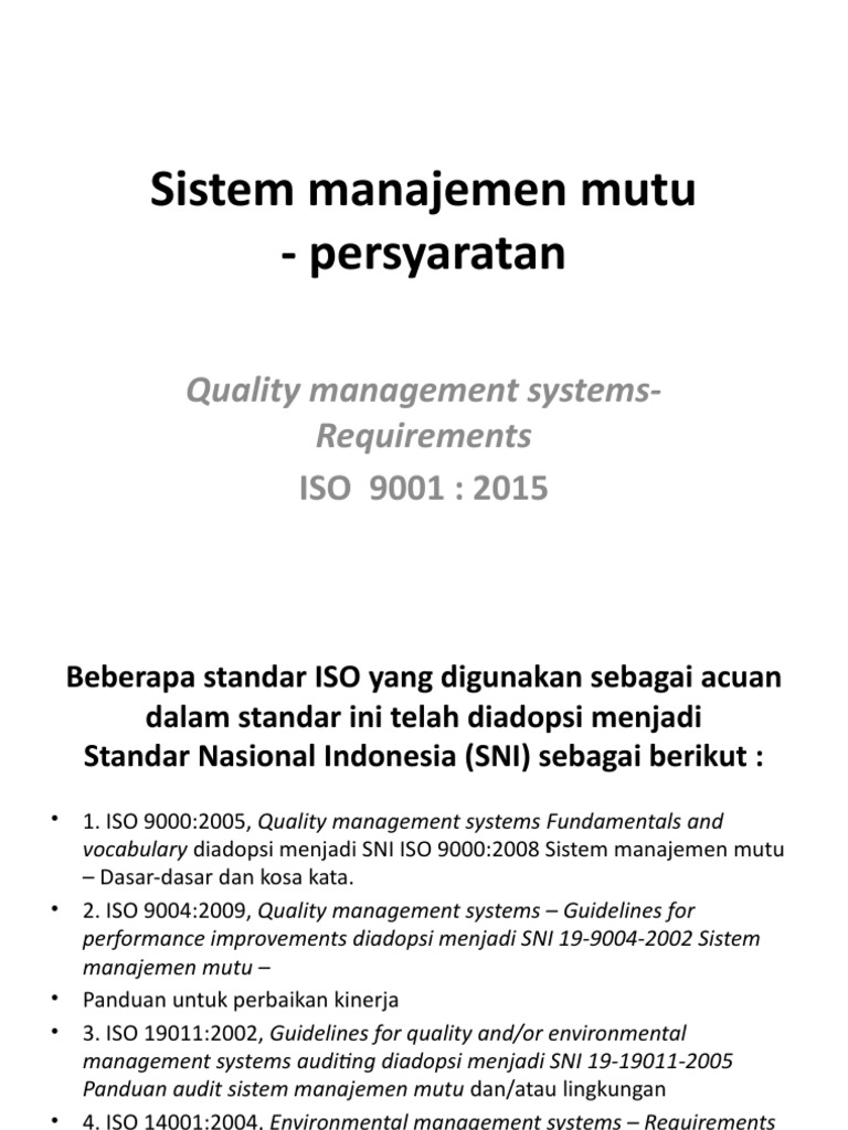 4, Iso 9001 | PDF | Karier & Perkembangan