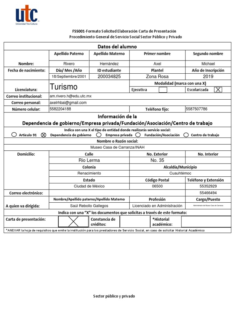 Axel Michael Rivero Hernández. | PDF