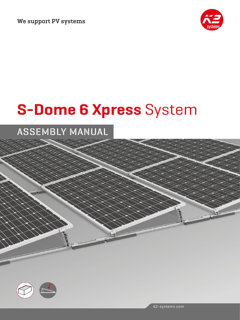Assembly Manual S-Dome 6 Xpress | PDF | Screw | Building Engineering