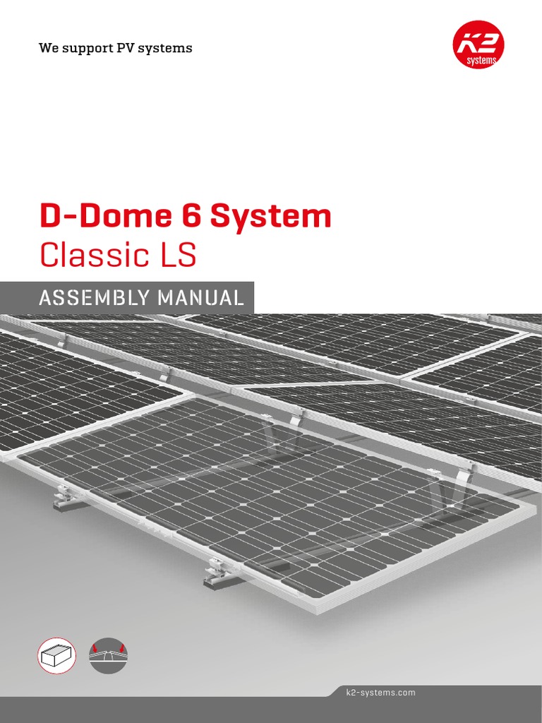 Assembly Manual D Dome 6 Classic Ls Pdf Manufactured Goods