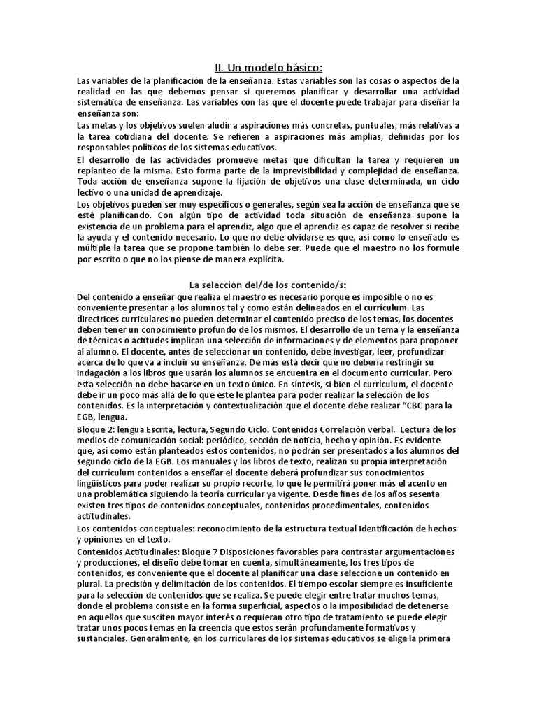 PRESENTACION 1 - DIDACTICA UN MODELO BASICO 10 Juli | PDF | Enseñando | Plan de estudios