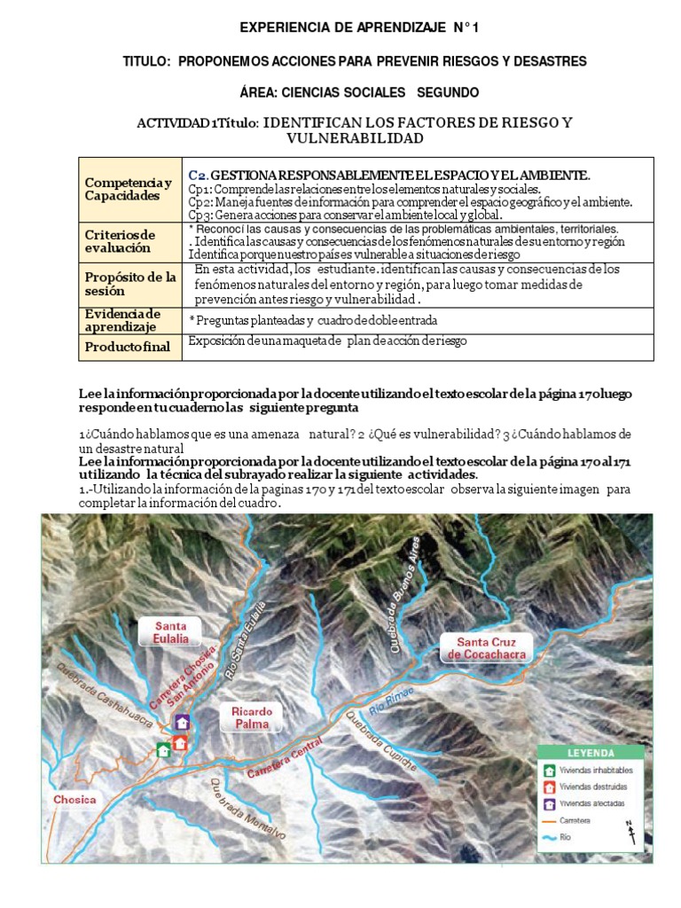 Ficha Sem 5 CCSS 2do | PDF | Aprendizaje