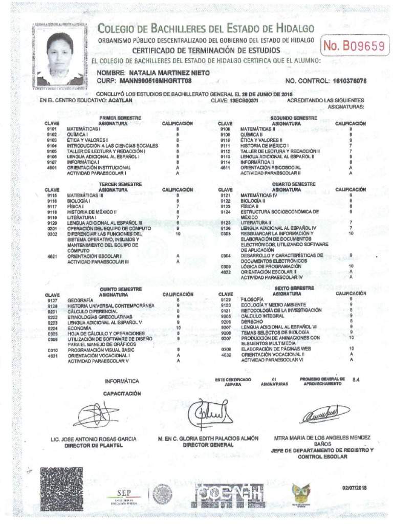 Certificado Anverso | PDF