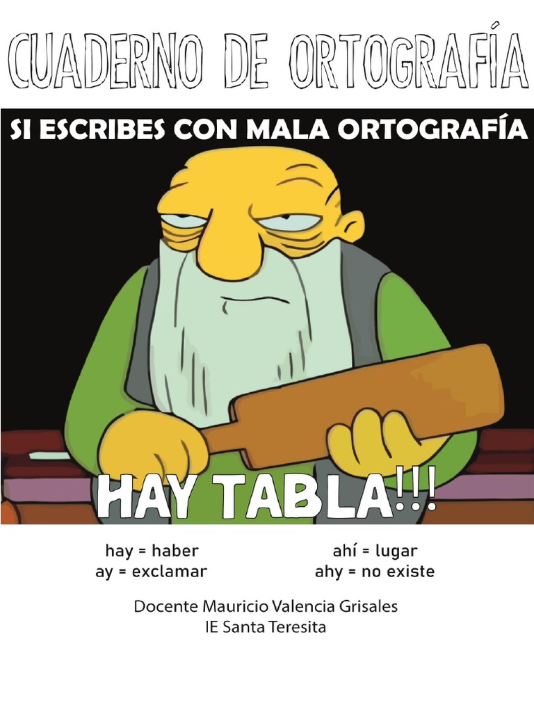 Cuaderno de Ortografia Secundaria | PDF | Sílaba | Lingüística