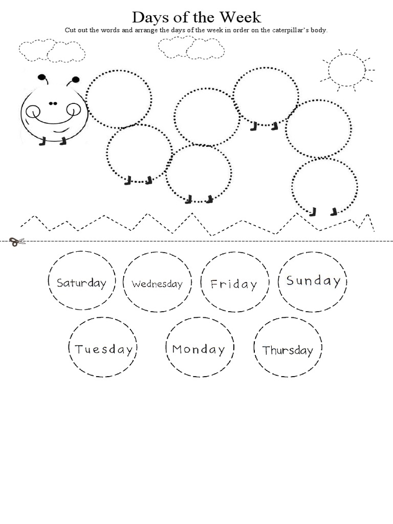 Kids' Weekday Puzzle Activity | PDF