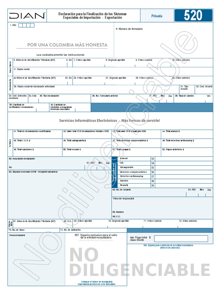 Formulario 520 2021 | Descargar gratis PDF | Economias | Finanzas del gobierno