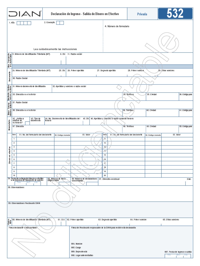 Formulario 532 2021 | PDF | Comercio