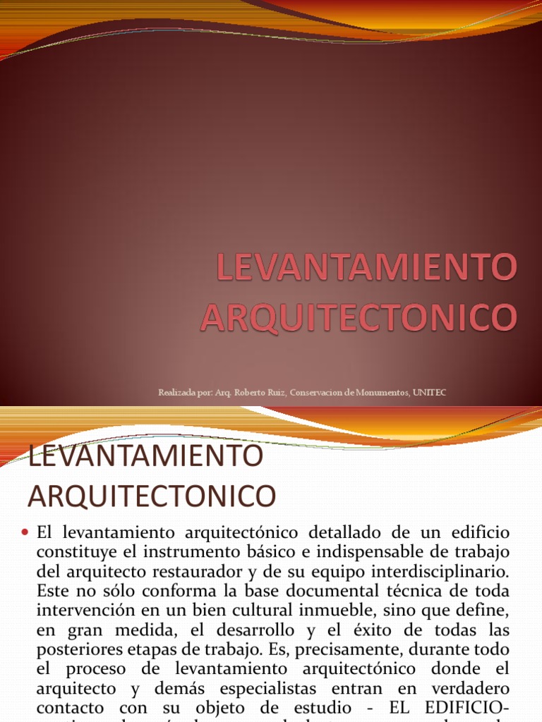 Levantamiento Arquitectonico | PDF