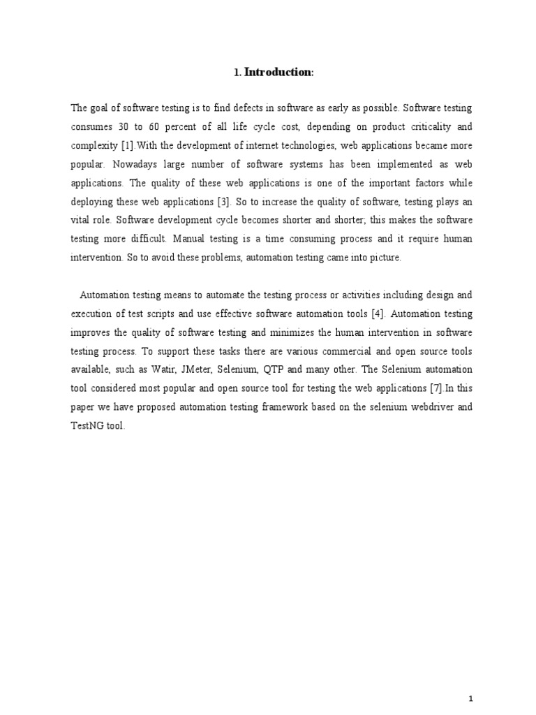 Seminar Final Report | PDF | Selenium (Software) | Software