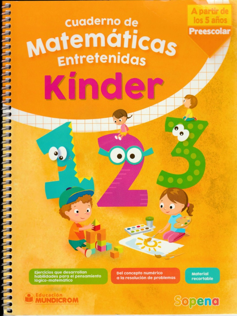 Cuaderno Kinder MATEMATICAS Sopena 5000 | Descargar gratis PDF | Science
