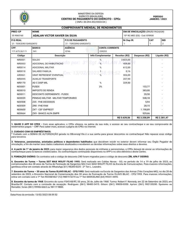 CPEX Contracheque 2024 » Cadastro, Login, Acesso, Como Emitir ...