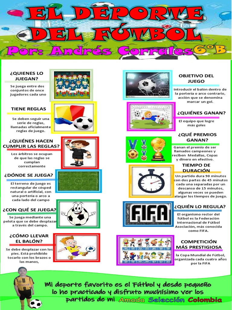 Infografia Sobre El Fútbol Pdf