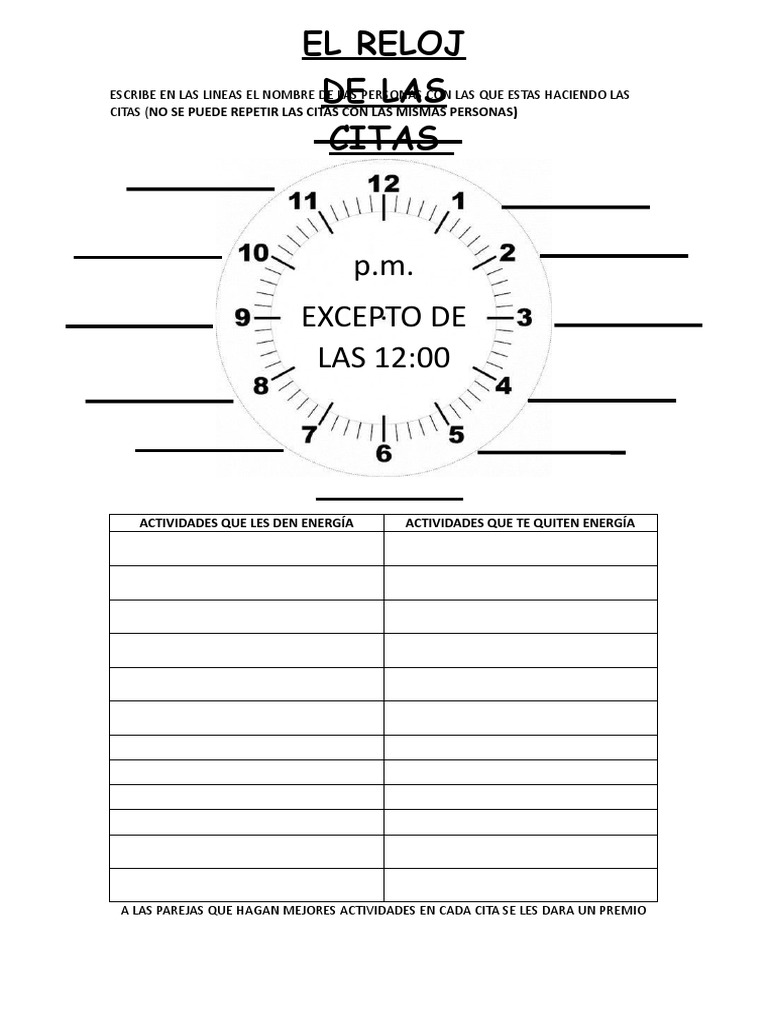 Reloj de Las Citas | PDF