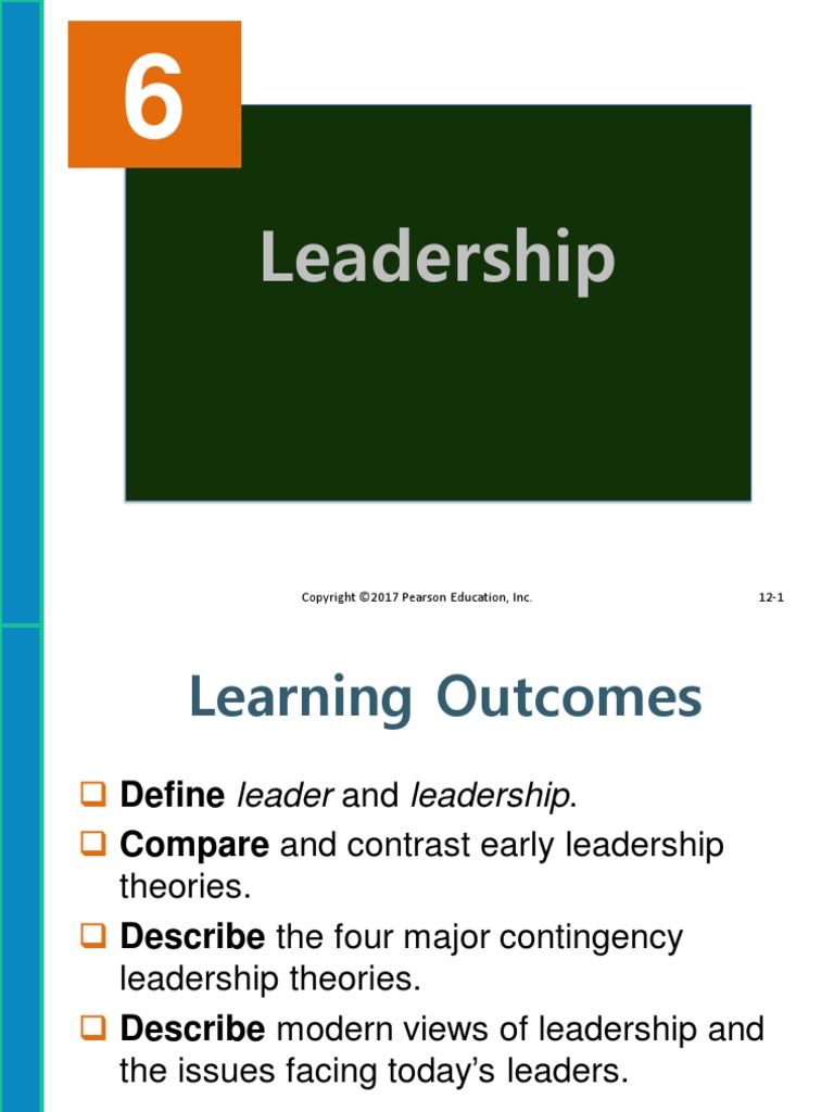 Chapter 6 Leadership | PDF | Leadership | Transformational Leadership