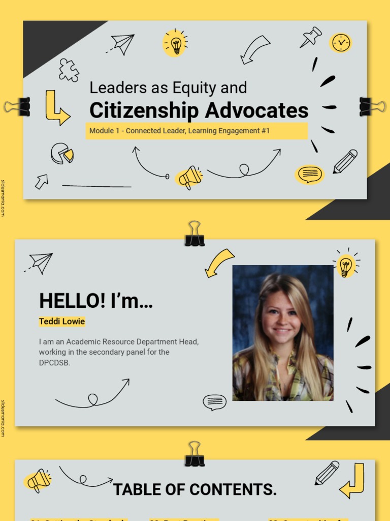 Connected Leader - Module 1 | PDF | Teachers | Learning