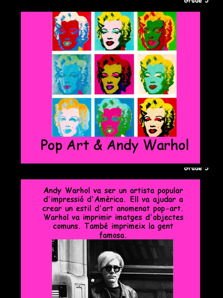 Diapositives Andy Warhol | PDF