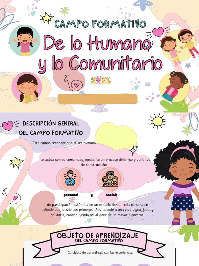 Campo Formativo de Lo Humano y Lo Comunitario para La Educación | PDF | Las emociones | Cognición