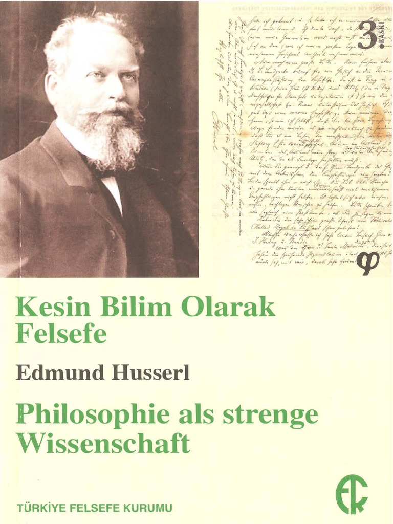 Edmund Husserl - Kesin Bilim Olarak Felsefe | PDF