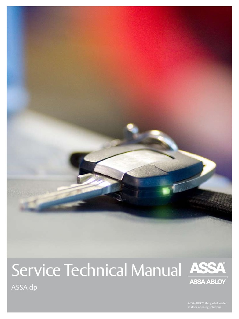 ASSA DP - Service Technical Manual | PDF | Screw | Manufactured Goods