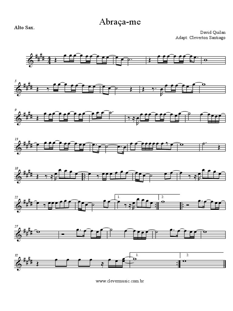 Abraca-Me - Alto Sax. | PDF