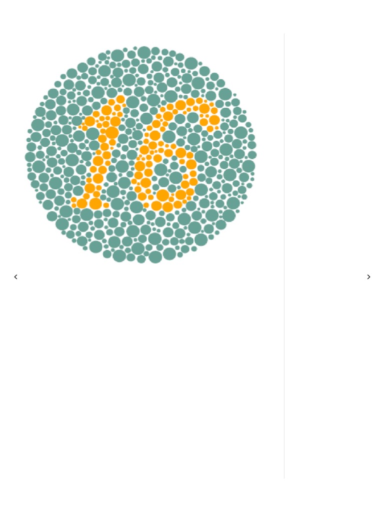 Teste de Daltonismo - Senso Cromático (FAÇA O SEU TESTE) | PDF