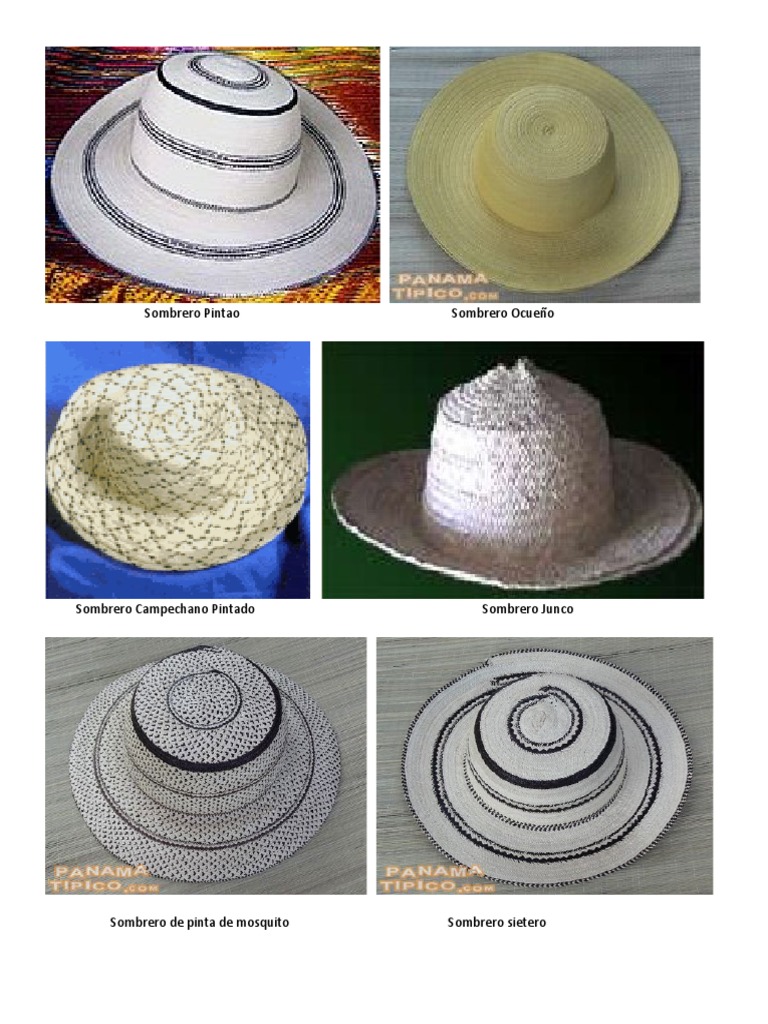 Tipos de Sombreros Tipicos | PDF
