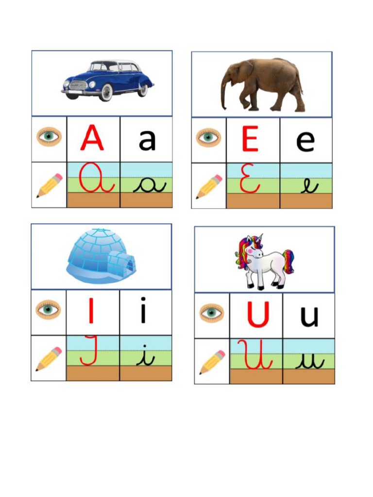 Abecedario de Bolsillo - Kinder 2021 | PDF