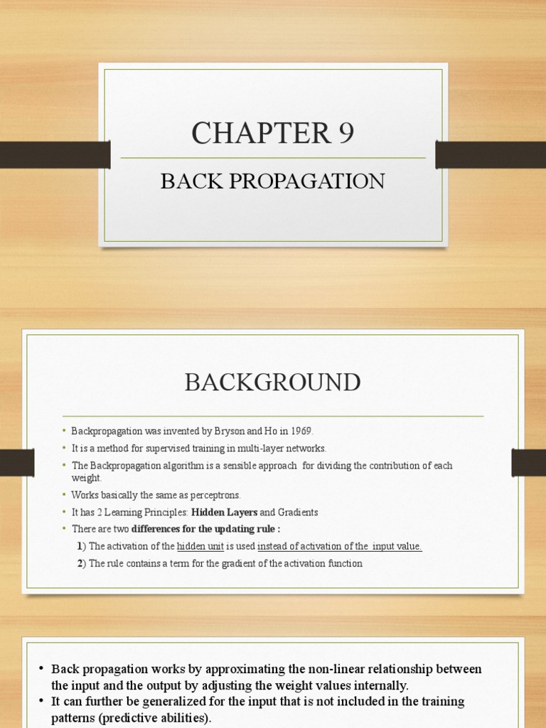 Back Propagation Pdf Artificial Neural Network Artificial