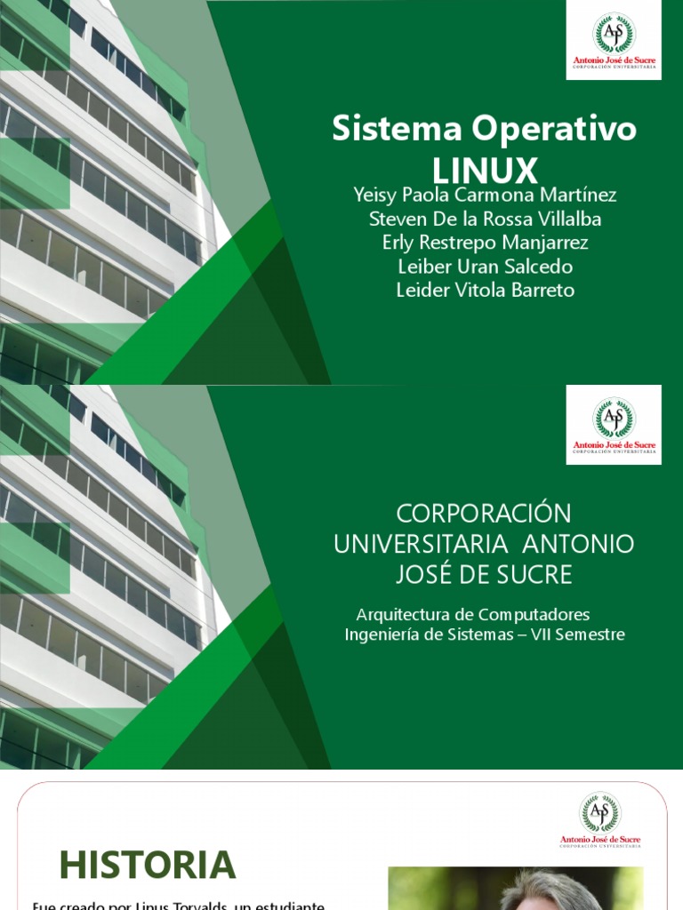 Exposicion Arq-1 | PDF | Distribución de Linux | Software