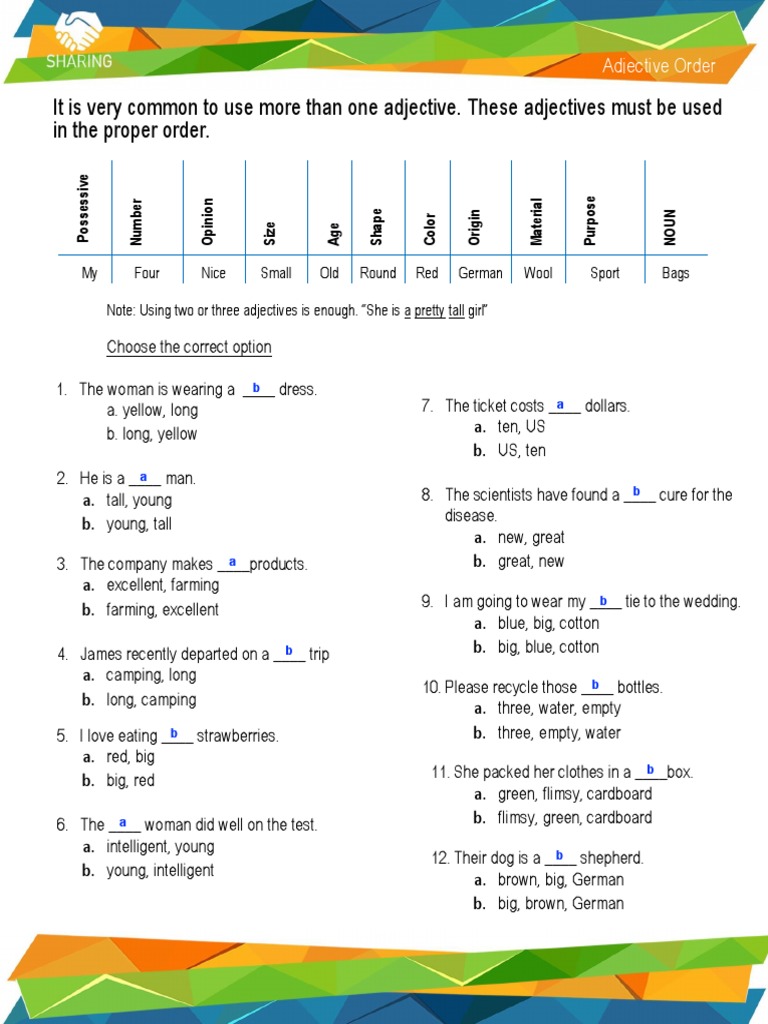 Adjective | PDF | Adjective | Linguistic Morphology