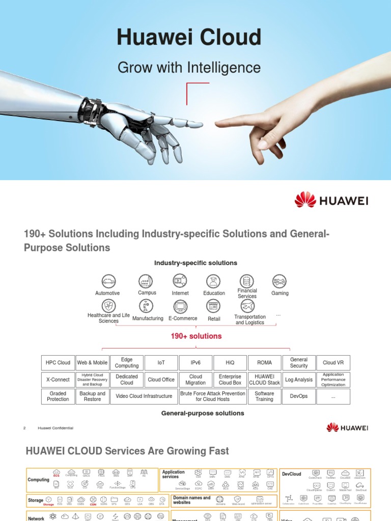 01.huawei Cloud Introduction v1.9 | PDF | Cloud Computing | Backup