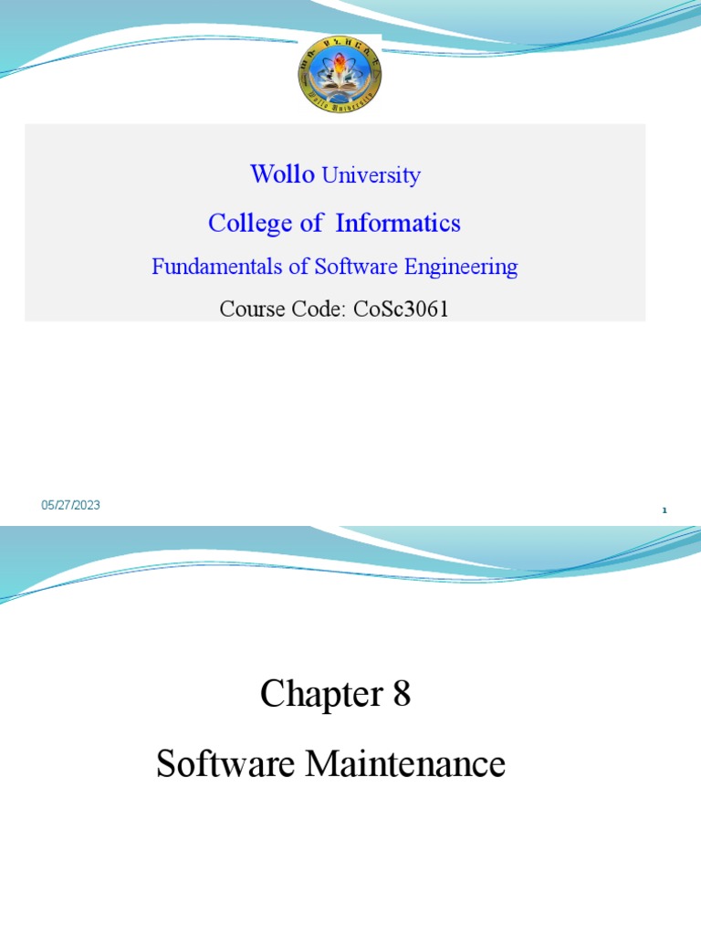 8 Chapter 8 Maintenance | PDF | Software | Computer Science