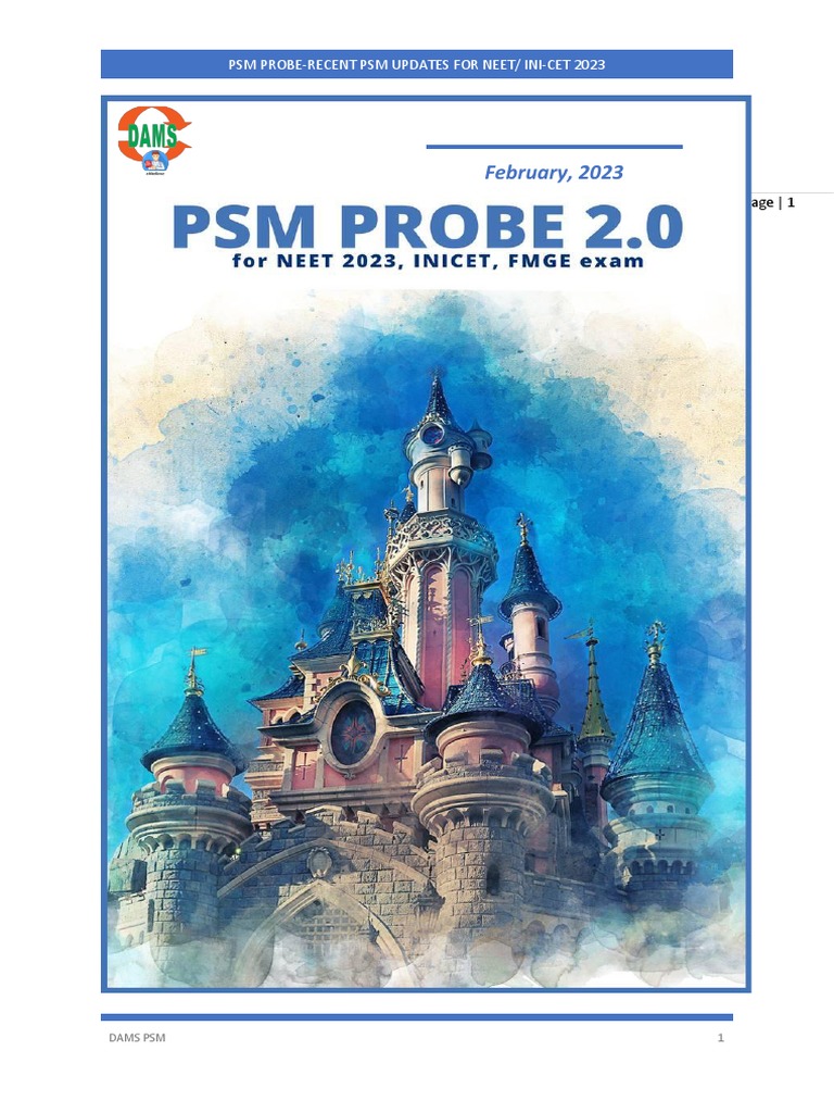 PSM Probe | PDF | Hiv/Aids | Management Of Hiv/Aids