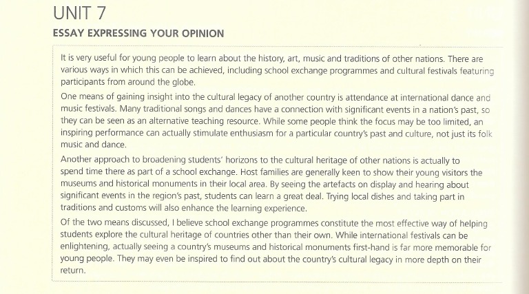 4.model Essay Opinion Essay | PDF