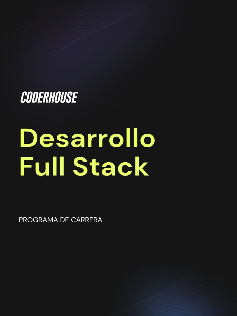 Carrera de Desarrollo Full Stack | PDF | Script Java | Red mundial Carrera de Desarrollo Full Stack | PDF | Script Java | Red mundial
