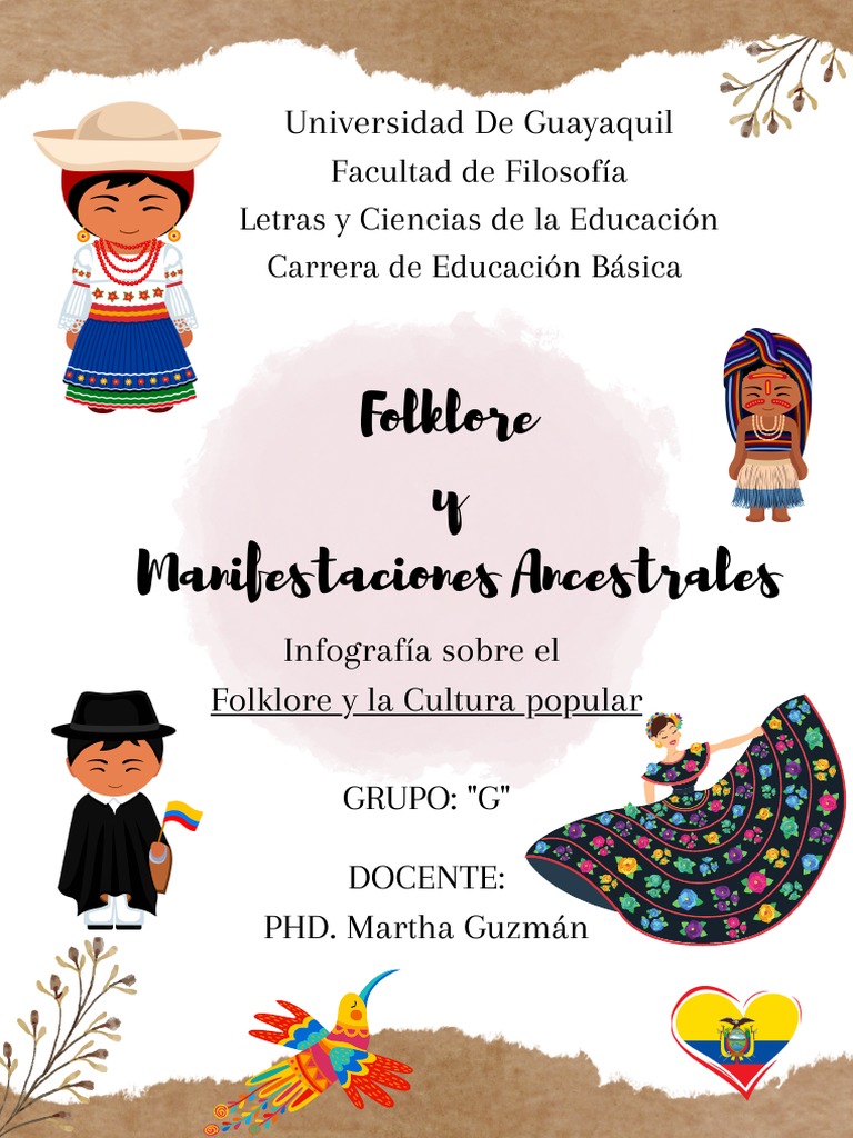 Infografía Sobre El Folklore y La Cultura Popular. | PDF
