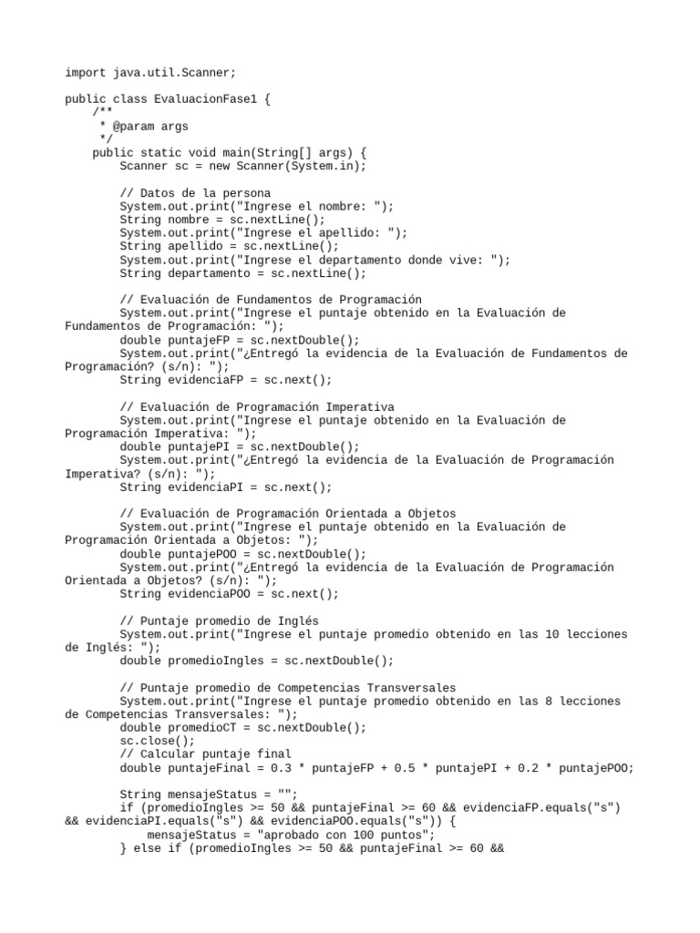 JAP - Resultados Fase 1 Codigo - Java | PDF | Métodos formales ...