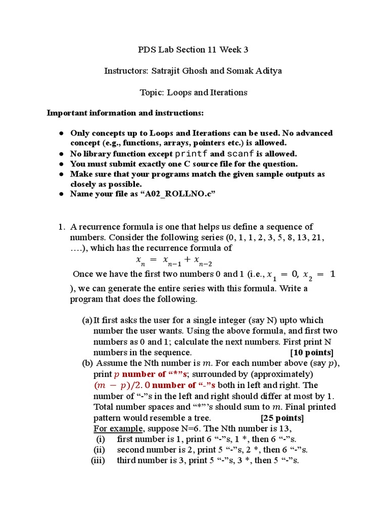 Assignment 2 Sec 11 | PDF | Recurrence Relation | Sequence