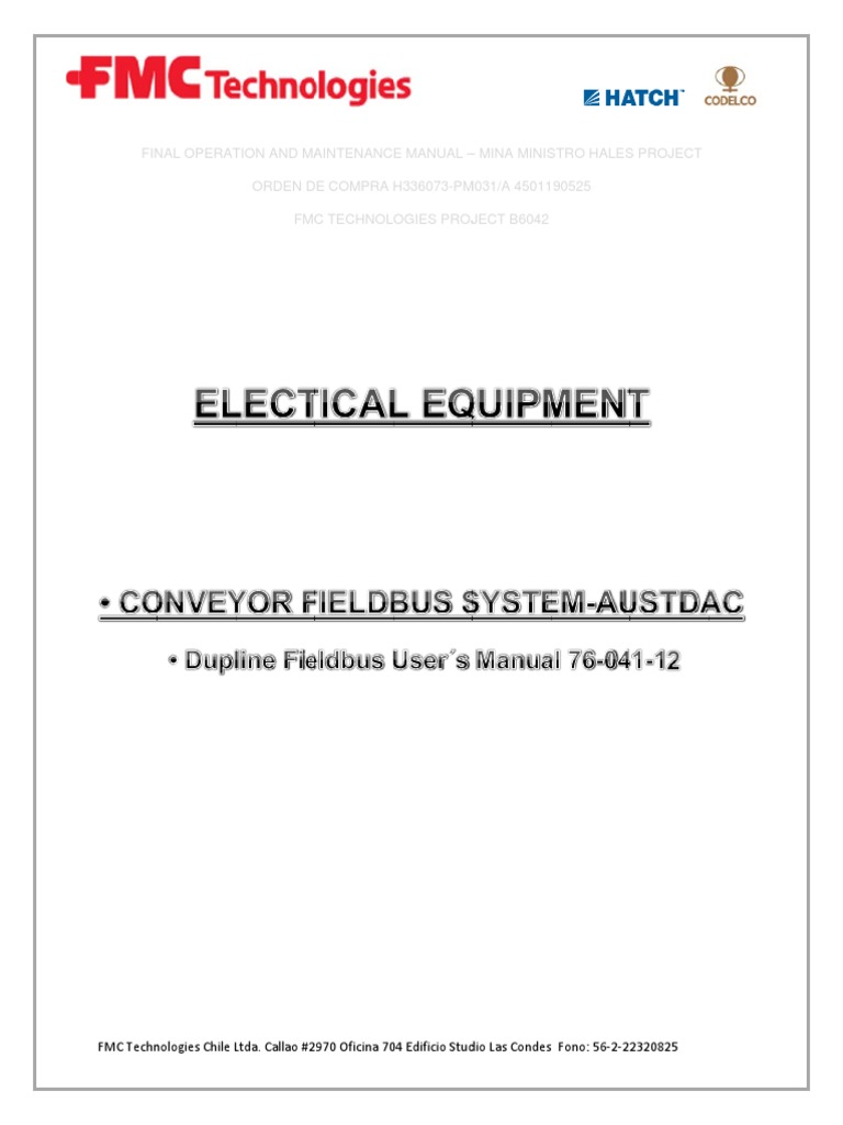 Conveyor Dupline FieldBus System | PDF | Modulation | Programmable Logic Controller