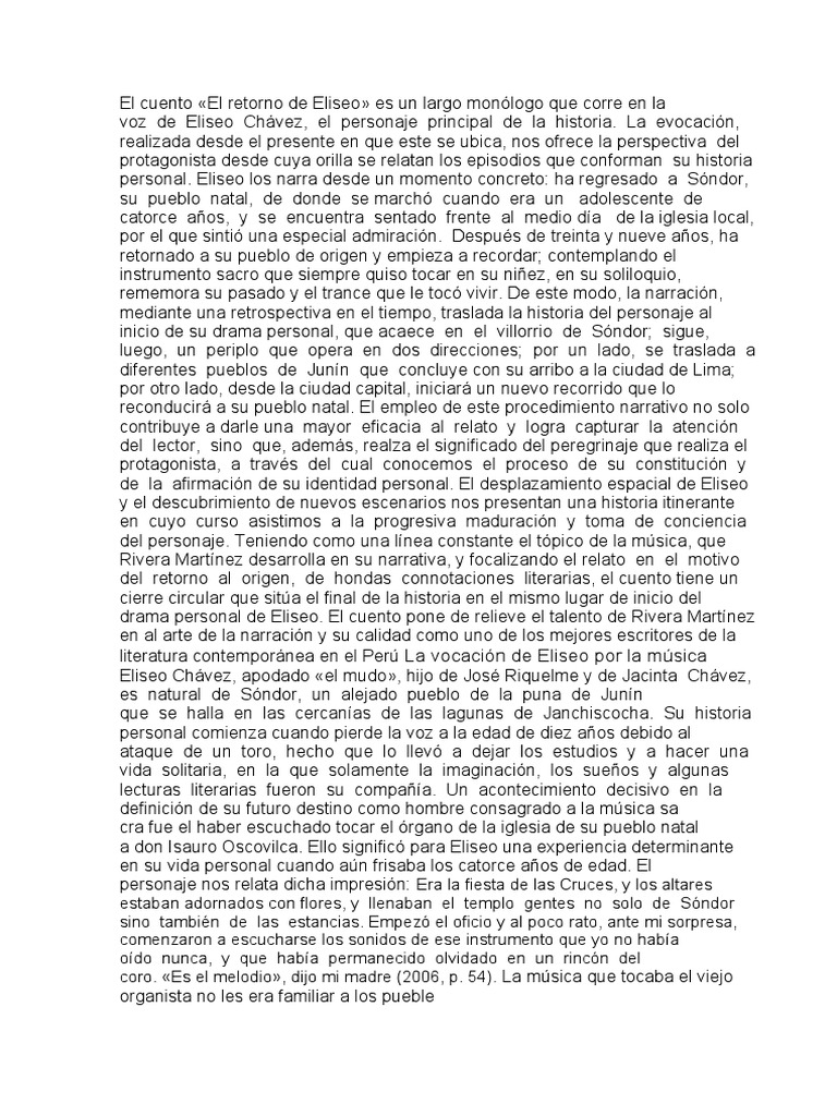 El Cuento de Eliseo | PDF | Cuentos | Aprendizaje