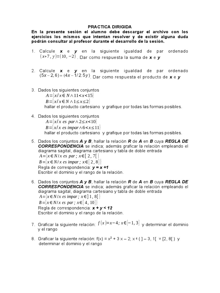 Sesión 39. Practica Dirigida | PDF