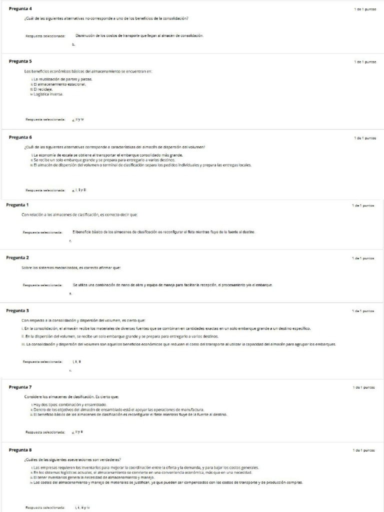 Compilado Log Sem7 Rev4 PDF | PDF | Logística | Inventario