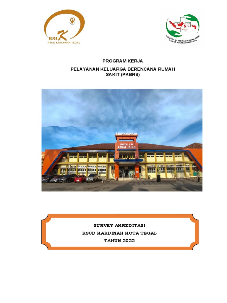 COVER Program Kerja Pkbrs | PDF