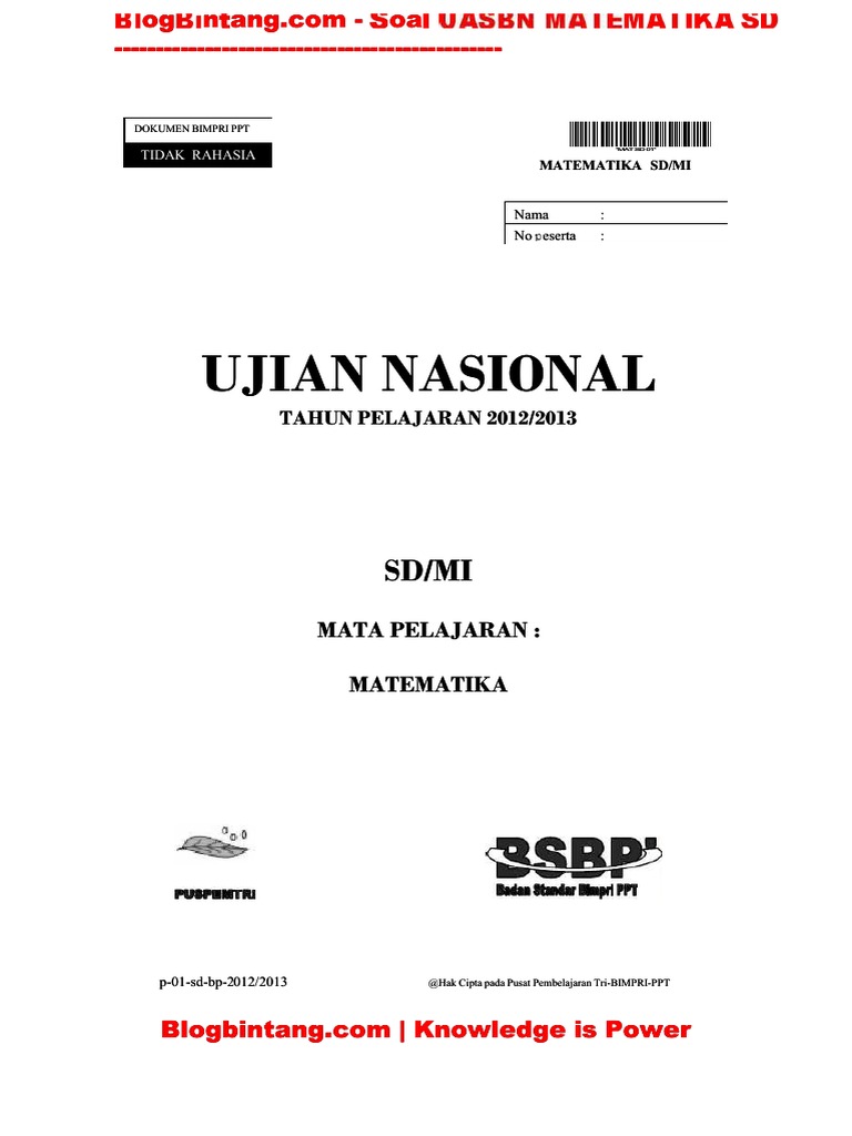 qdoc.tips_uasbn-soal-matematika-sd-blogbintang | PDF
