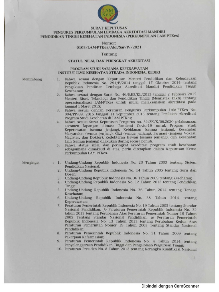 S1 Keperawatan New Akreditasi | PDF